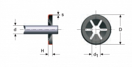 Borgring Type A WLA 8X15-54300055